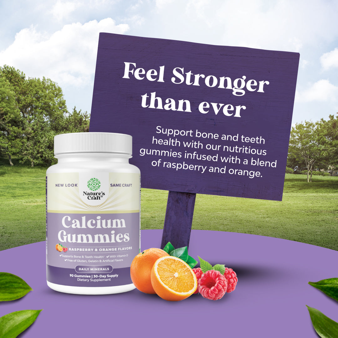 Calcium Gummies 750mg per serving – Nature's Craft