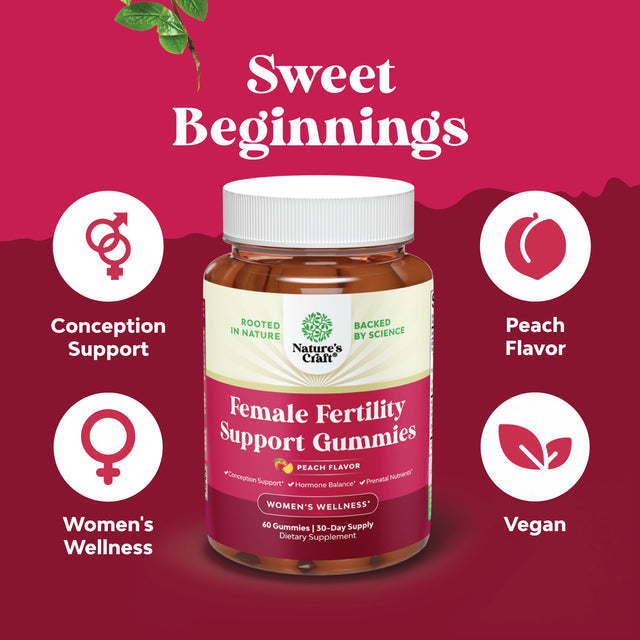 Female Fertility Support Gummies – Nature's Craft
