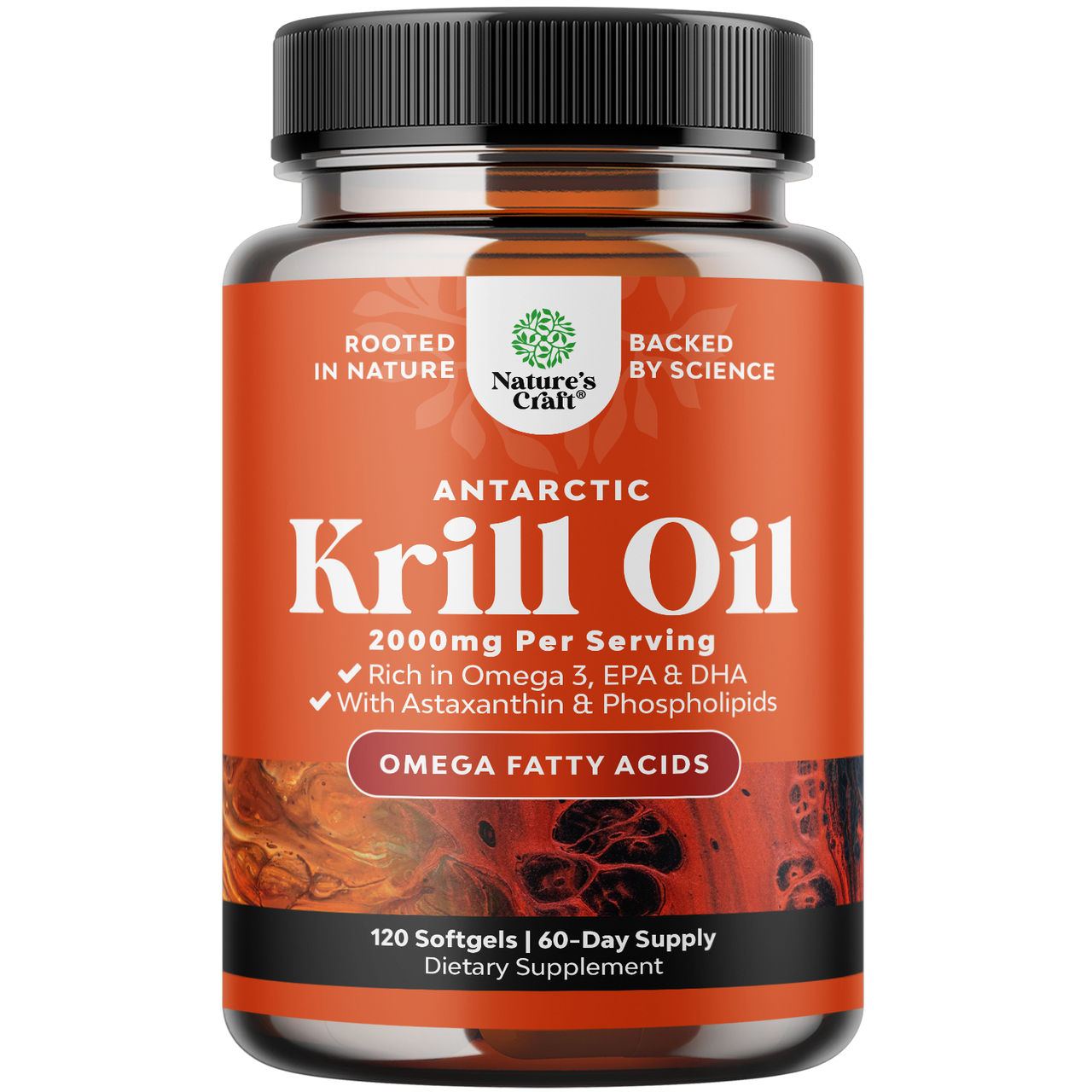 Krill Oil 2000mg per serving – Nature's Craft