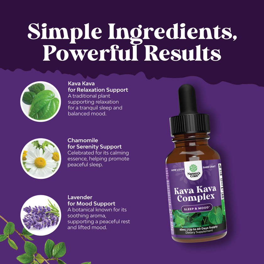 Kava Kava Complex 1ml per serving – Nature's Craft