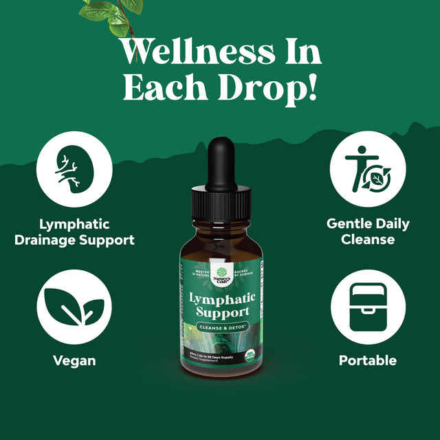 Lymphatic Support Drops - Herbal Detox & Immunity Booster – Nature's Craft