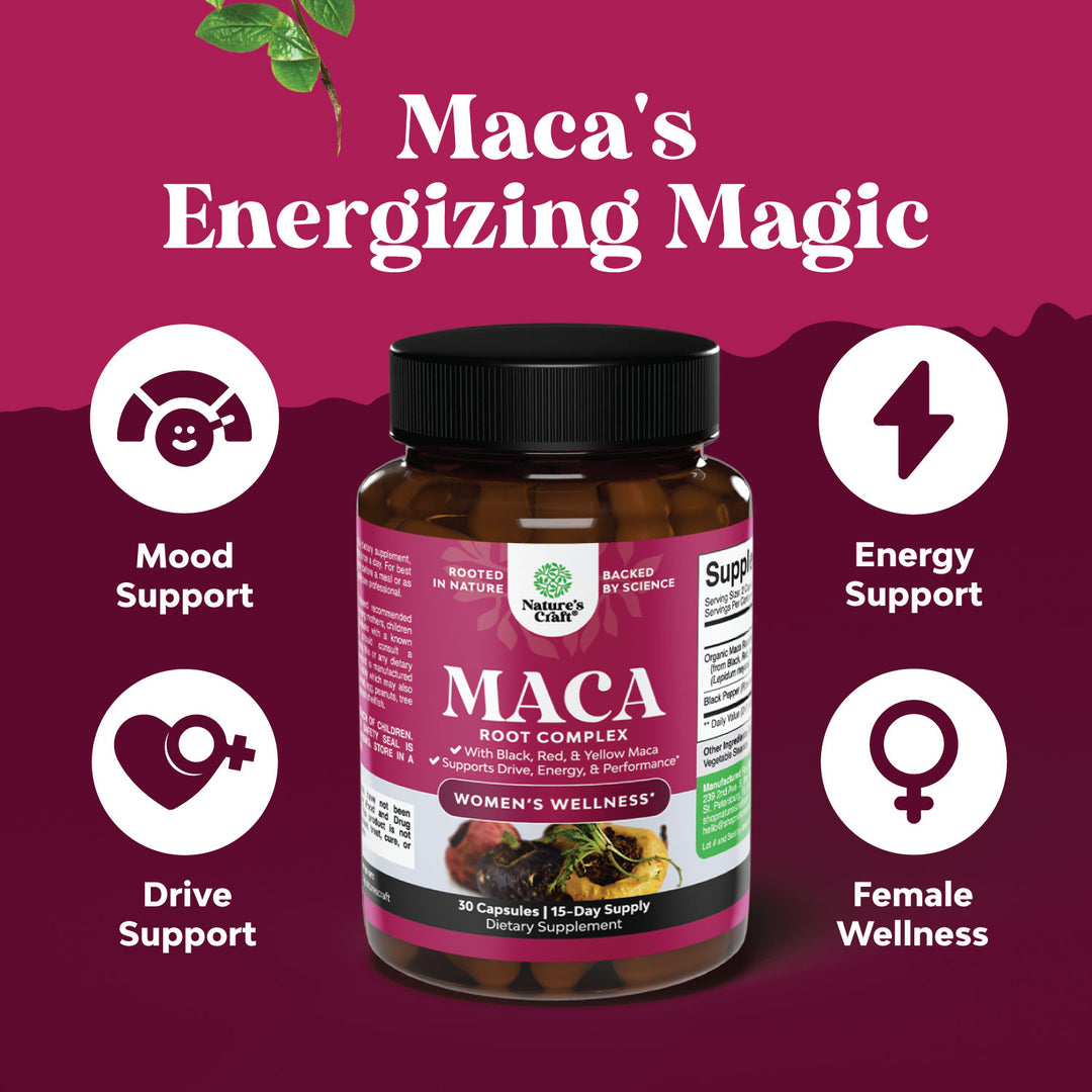 Women's MACA Root Complex 1500mg per serving – Nature's Craft