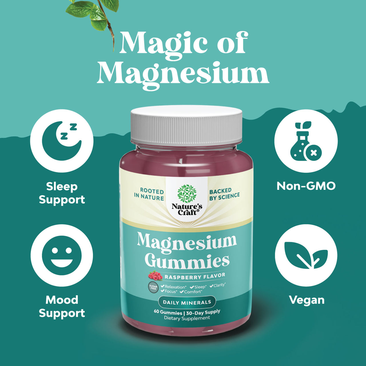 Magnesium Gummies Sugar Free – Nature's Craft