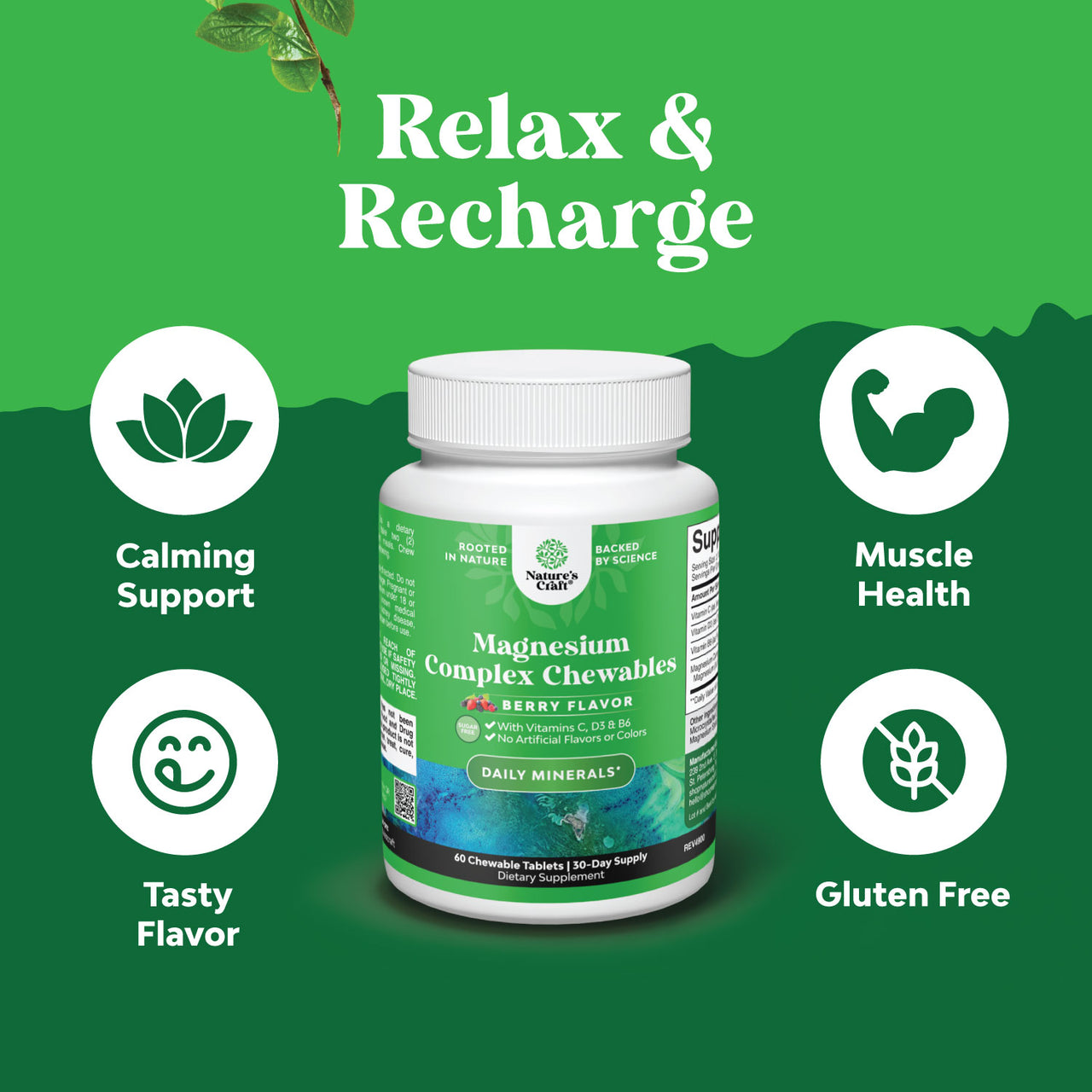 Magnesium Complex Chewables – Nature's Craft