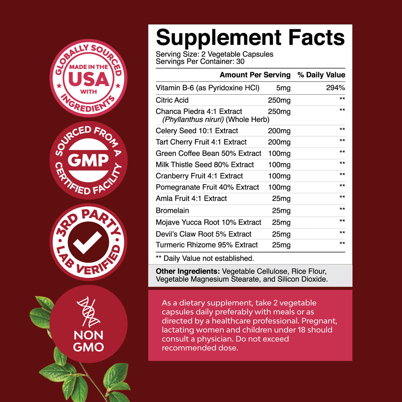 Uric Acid Support – Nature's Craft